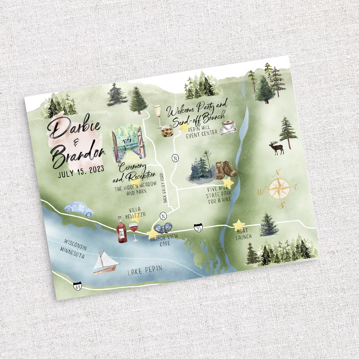 Wedding Maps: How To Help Us Design Yours | Ivory Isle Designs