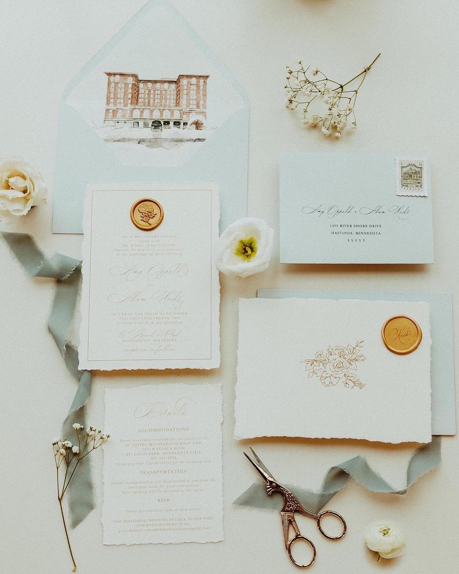 How to Assemble Your Wedding Invitations | Ivory Isle Designs